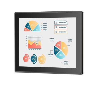 China COMPT Custom 12 Inch 4:3 IP65 Waterproof Capacitive Multitouch Steam-proof Embedded Panel Mount High Brightness Industrial for sale