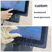 China COMPT Custom 13.3 Inch Industrial Touchscreen Monitor IP65 Waterproof 250cd/m2 Brightness Panel Mount for sale