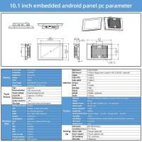 China Custom 10.1 Inch Android Industrial Panel PC 800 Nit 1000 Nits High Brightness Waterproof Embedded Panel Mount Touchscreen 1000 for sale