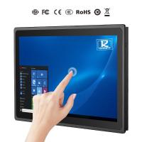 China Custom IP65 Aluminum Alloy 17.3 Inch Industrial Panel PC N95 N97 N100 J6412 Windows Embedded Capacitive Touch Fanless Panel for sale