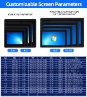 China 18.5 Inch IP65 Waterproof Capacitive Fanless Android Touch Panel PC RK3568 for Industrial Use for sale