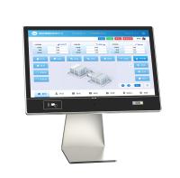 China 15.6 Inch Fanless HMI Embedded Industrial Panel PC All Capacitive Touch MES System RFID Reader One Industrial Computer Accessory for sale