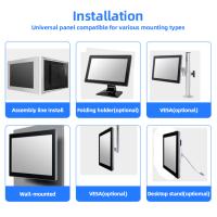 China 15 Inch Industrial Touchscreen Monitor 1920x1080 Open Frame Capacitive Display for sale