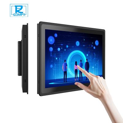 China Custom Industrial Panel Mount Monitor 7 10.1 21.5 Inch IP65 PCAP Capacitive Touch Screen Serial Interface for sale