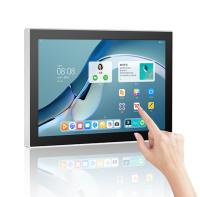 China Stainless Steel Ultra Thin Heavy Duty Industrial PC Touch Screen Monitor 15.6 Inch Wall Mount HDMI VGA USB for sale