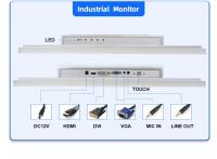 China 27 Inch IP67 Waterproof Vertical Touch Screen Monitor 800 Nits Outdoor Industrial Marine Display for sale