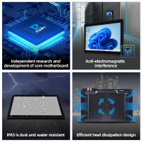 China Custom Industrial LCD Monitor 15.6 Inch Capacitive Touch Screen DVI Wall Mountable for sale
