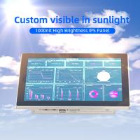 China Custom Industrial Capacitive Touch Screen Monitor 10.1-32 Inch HD HDMI IPS LCD Rugged Panel Display with USB DVI for sale