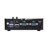 China Fanless Industrial Mini PC J4125 Quad Core 4GB RAM 64GB SSD Dual LAN for sale