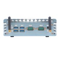 China Fanless Industrial Mini PC J4125 Quad Core 4GB RAM 64GB SSD Dual LAN for sale