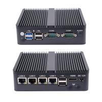 China Industrial Fanless Mini PC Intel Celeron J1900 2GB RAM 32GB SSD Win7 Win10 Linux -20 to 70C for sale