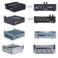 China Fanless Industrial Mini PC Quad Core J1900 J6412 4GB RAM Control Board for sale