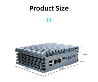 China Fanless Industrial Mini PC Quad Core J1900 J6412 4GB RAM Control Board for sale