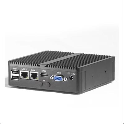 China Industrial Mini PC Intel Core i5 Quad Core 8GB DDR3 128GB SSD Windows 10 Pro 178x130x55mm for sale