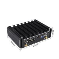 China Industrial Mini PC Intel Core i5 Quad Core 8GB DDR3 128GB SSD Windows 10 Pro 178x130x55mm for sale