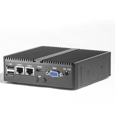 China Fanless Mini Industrial PC All-in-One Quad Core Intel Core I5 9-36V DDR3 RAM SSD Storage for sale