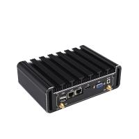 China Fanless Mini Industrial PC Intel Core i5 Quad Core 8GB DDR3 SSD 178x130x55mm for sale