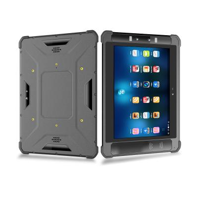 China 8 Inch Rugged Tablet with Intel Processor 800g Handheld POS NFC Terminal for Medical and WMS for sale