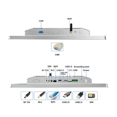 China Compt 10.4 Inch Android Industrial Touchscreen Panel PC for Pharmaceutical Equipment 1920x1080 for sale