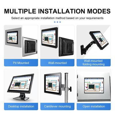China Compt 18.5 Inch Industrial Touch Monitor POS Computer for Equipment Operation Panel 250cd/m2 for sale