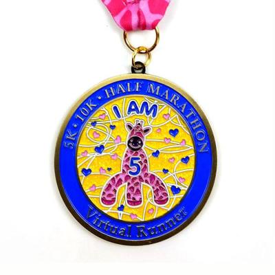 China OEM Virtual Exercise Medals Virtual Marathon Medal As Souvenir for sale