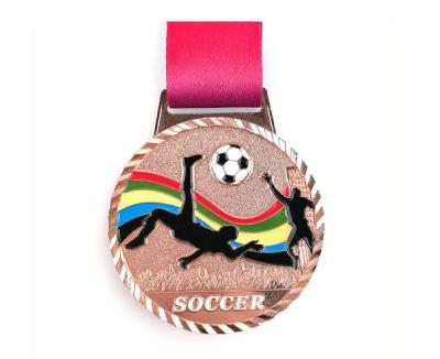 China Customised Football Award Medals Engraved Soccer Medals Various Shapes for sale