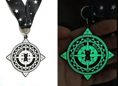 China OEM ODM Marathon Medals Glow In The Dark Medals Engraving Process for sale