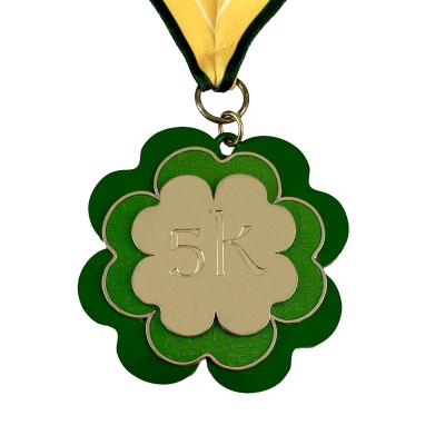 China Color Spray Personalised Marathon Medal Free Unlimited Engraving for sale