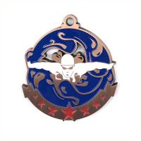 China Free Unlimited Engraving Swimming Medals Colored Soft Enamel Medals for sale