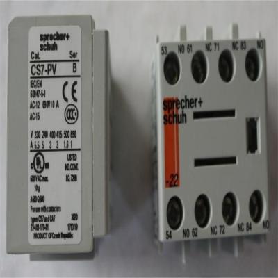 China Sprecher+Schuh Auxiliary Contact Block CS7-PV-22 for sale