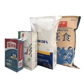 China 20kg Custom Packing Valve Paper Bag For Tile Adhesive With Your Own Logo for sale