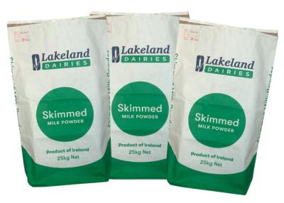 China Milk Powder Pasted Multiwall Paper Bags Food Grade 20kg 25kg for sale