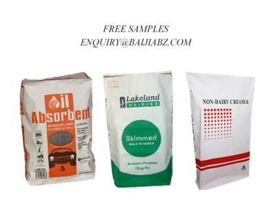 China Liquid Spill Absorbent Chemical Pasted Multiwall Paper Bags 15kg 20kg for sale