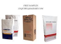 China Clay Granular Absorbent Multiwall Kraft Paper Bags 20kg 25kg for sale