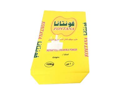 China 20kg 25kg 3 Layers Pe Lined Multi Wall Paper Sacks For Milk Powder Packaging for sale