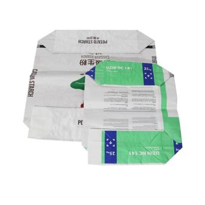 China Reusable Eco Friendly Industrial Paper Bags 15kg for sale