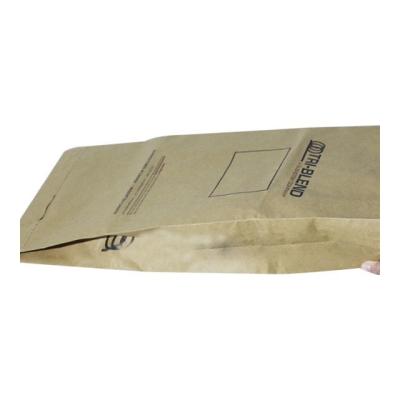 China Recycled Pinch Bottom Paper Bags Coconut Packaging Accept Logo Print for sale