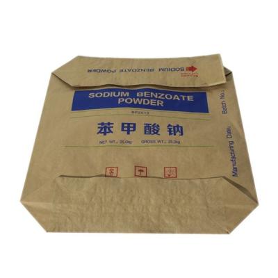 China Custom 20kg 25kg Valve Paper Bags For Chemical for sale