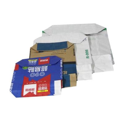 China Flexo Print Pasted Valve Multiwall Paper Bags Cement Packaging for sale