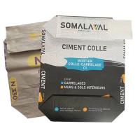 China 20kg 25kg Food Grade 3 Layer Pasted Valve Paper Bags For Packaging Chemical Additive for sale
