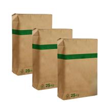China 2Ply 3Ply Pasted Valve Multiwall Paper Bags Biodegradable Odorless Eco Friendly for sale