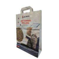 China 25kg Multiwall Paper Sacks With Cotton Rope / Pp Rope / Twisted Paper Handle for sale