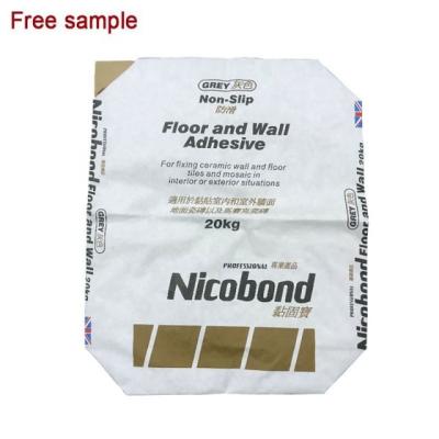 China 20 Kg Recyclable Paper Valve Sacks Bag Custom Shape Printing White Or Brown for sale