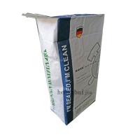 China Customizable Waterproof 20kg 50kg Kraft Paper Valve Bag Packaging For Cement for sale