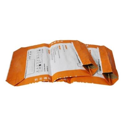 China Slip Resist Industrial Paper Bags 25kg 50kg Valve Paper Bag Accept Customization for sale