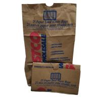 China Custom Yard Multiwall Moisture Proof 30 Gallon Kraft Paper Bag For Leaf for sale
