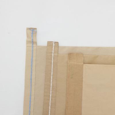 China Packaging Printed Sewn Open Mouth Multiwall Paper Bags With Logo for sale