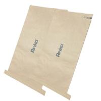 China 20kg Printed Sewn Open Mouth Multiwall Paper Bags With Customized Logo for sale