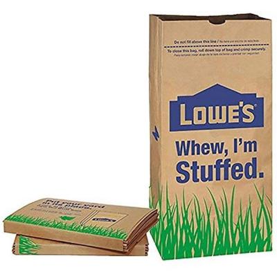 China Accept Custom Multiwall Paper Yard Waste Bags 100% Biodegradable for sale