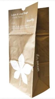 China Custom Printed Lining Paper Lawn Refuse Bags Heavy Duty for sale